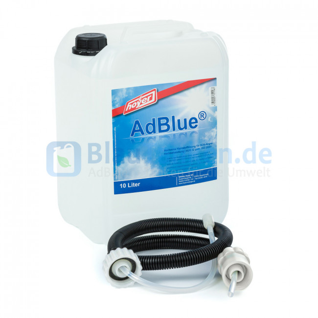 AdBlue® 10 Liter Kanister mit Füllschlauch - Harnstofflösung